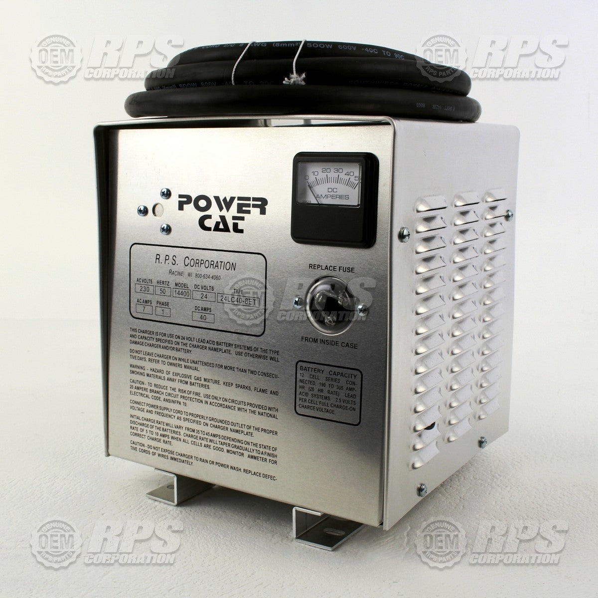 FactoryCat/Tomcat 7-251, Charger,Console,24V,36A R175,220V/50H-Wet ...